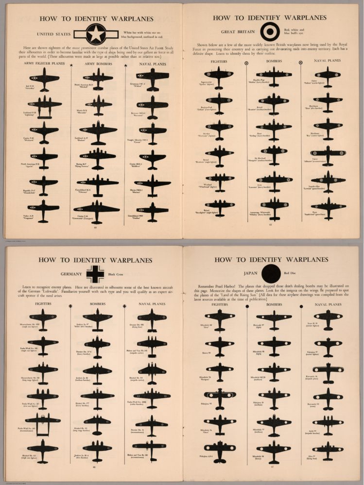 Visual : Warplane Identification WWII – Infographic.tv – Number one ...
