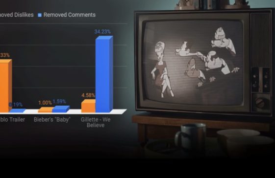 data visualization : A breakdown of Youtube vote manipulation on the ...