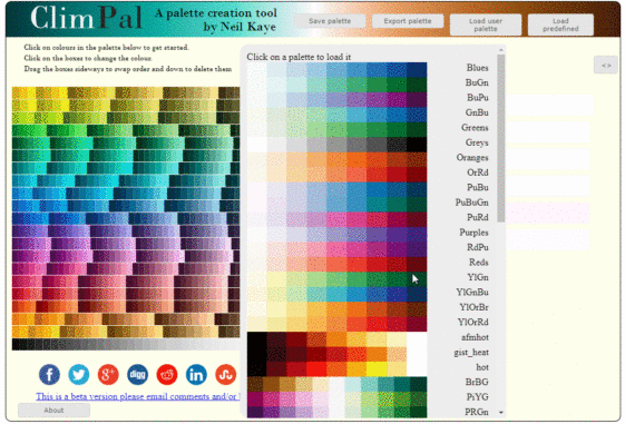 data visualization : A tool to create colour palettes and simulate ...