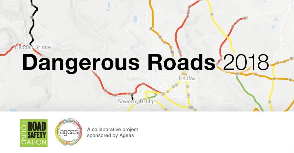 data visualization : Interactive Map of Dangerous Roads in Great ...