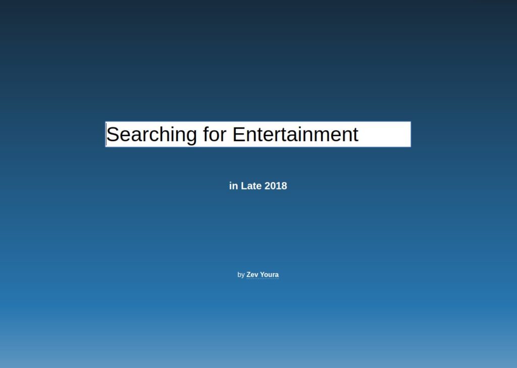 data visualization : Searching for Entertainment [OC] – Infographic.tv ...