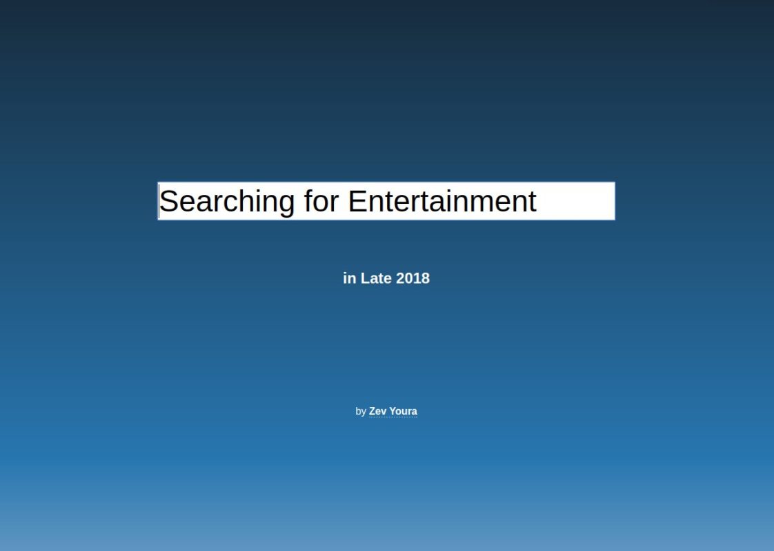 data visualization : Searching for Entertainment [OC] – Infographic.tv ...