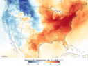 data visualization : Temperatures in the Eastern US just climbed more ...