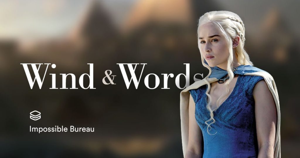 data visualization : Wind and Words: an interactive Game of Thrones ...
