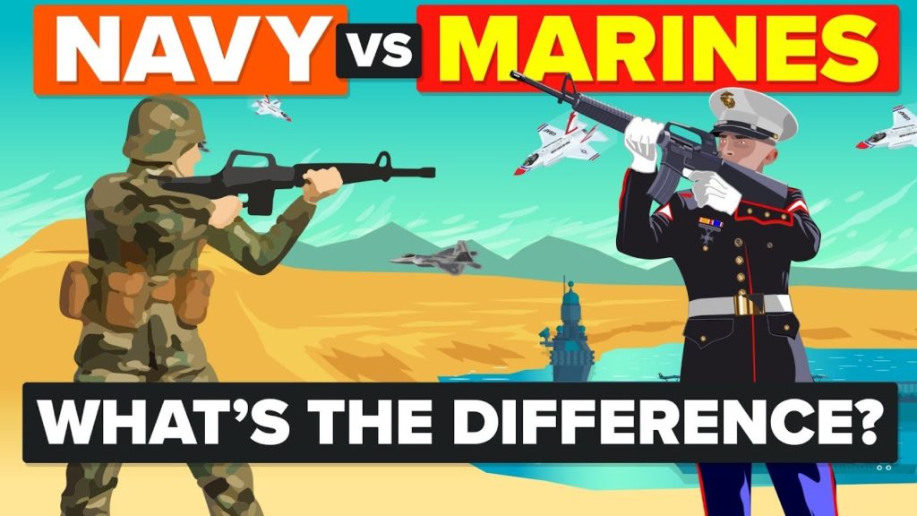 Video Infographic : US Navy vs US Marines – What's The Difference & How ...
