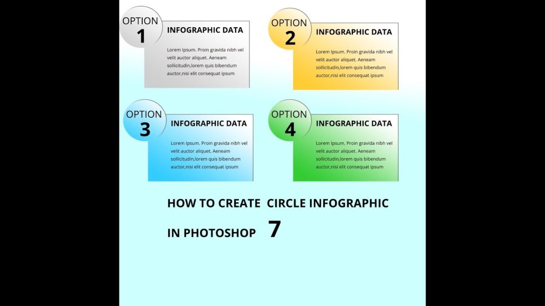 Video Infographic : How to create infographic in photoshop (Tutorial-7 ...