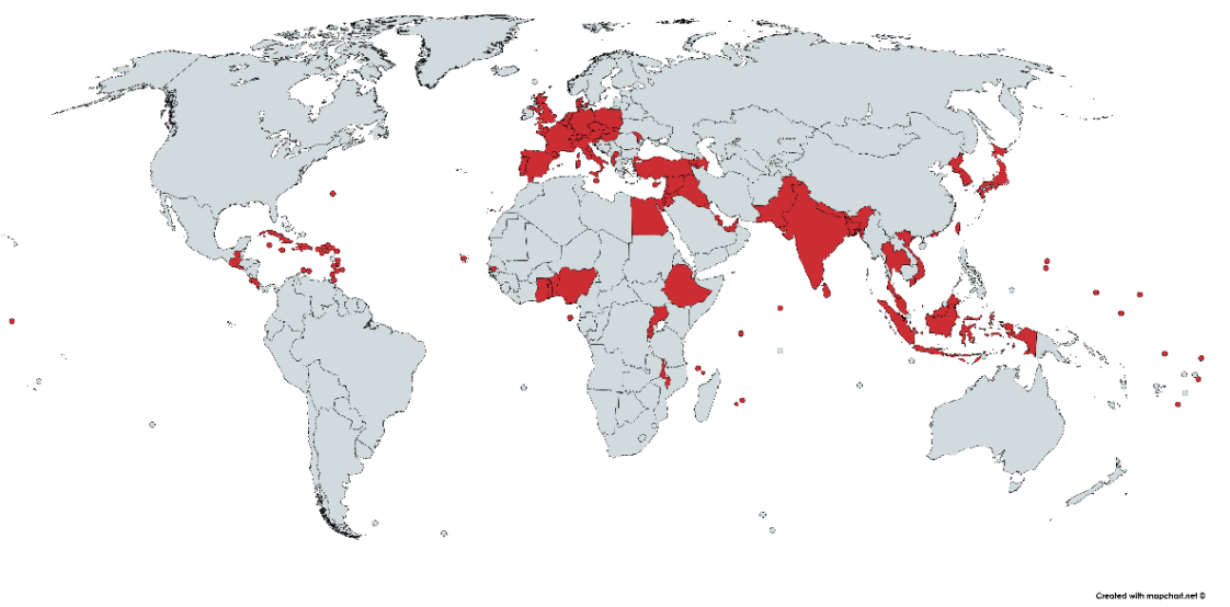 Map : A map I just created – The red and gray zones have nearly equal ...
