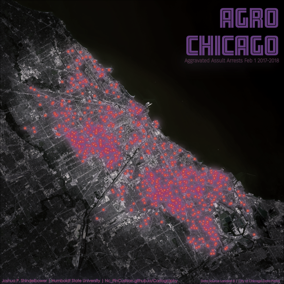 Map : Aggravated Assult in Chicago – Infographic.tv – Number one ...