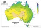Map : Australian average annual rainfall – Infographic.tv – Number one ...