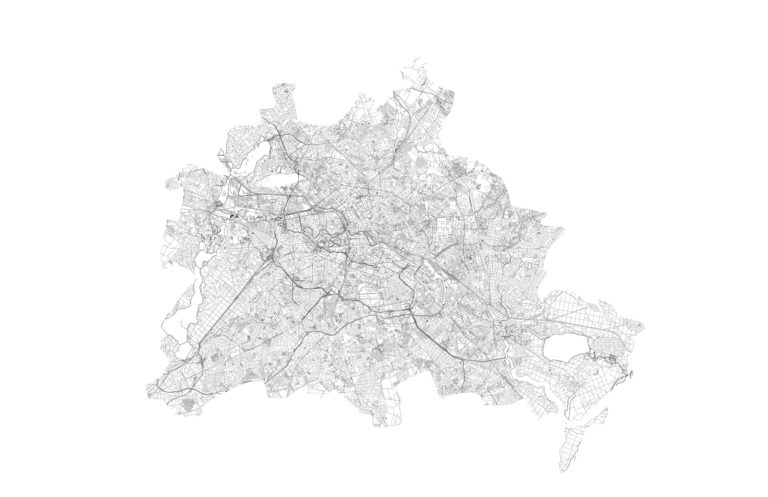 Map : Berlin Outline Map that I just think looks cool – Infographic.tv ...