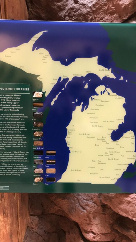 Map : I saw this today while at my local museum. A map of all of the ...