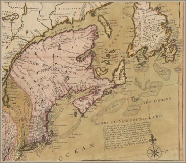 Map : New England, New Scotland & Newfoundland 1726 – Infographic.tv ...