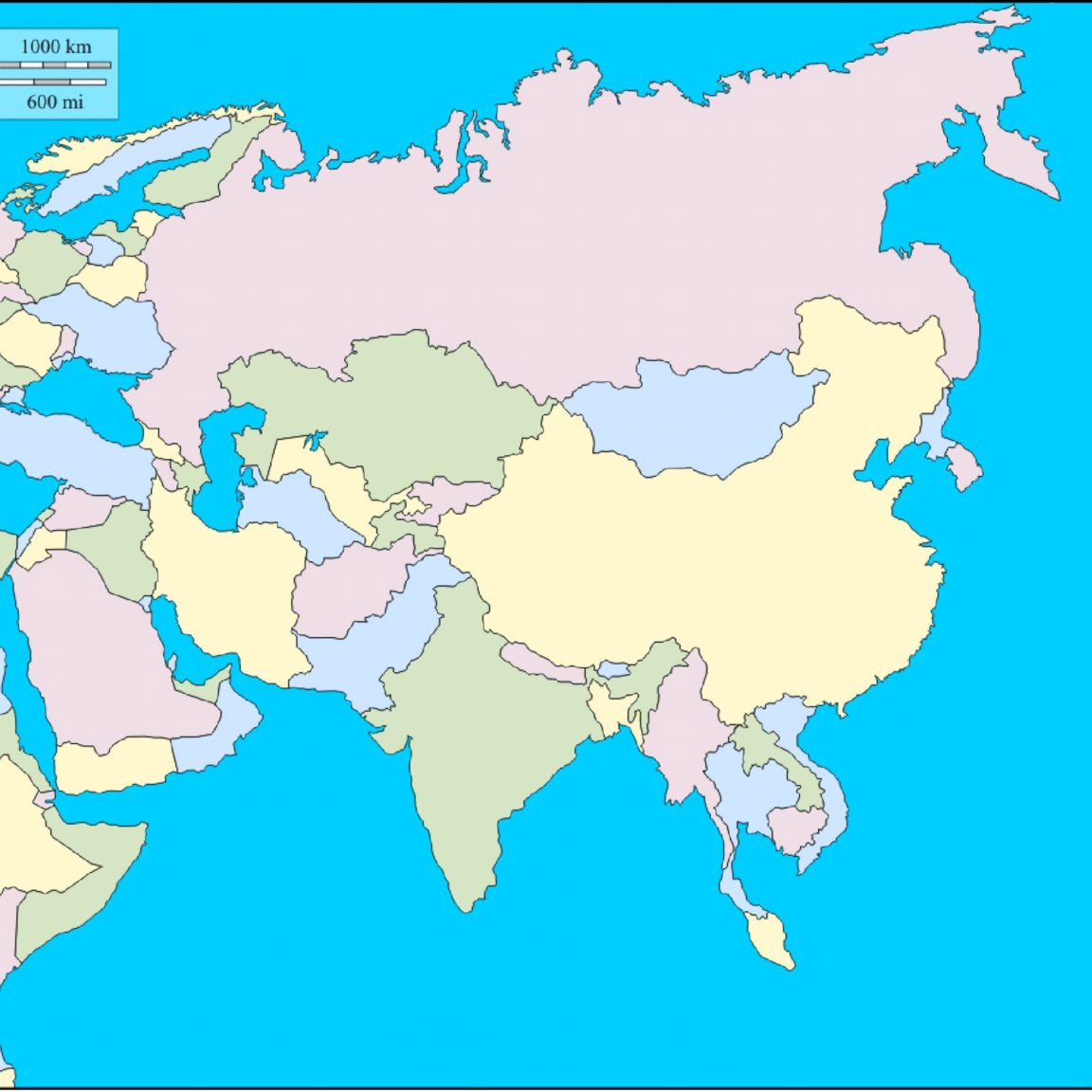 Map : No islands in Asia. – Infographic.tv – Number one infographics ...