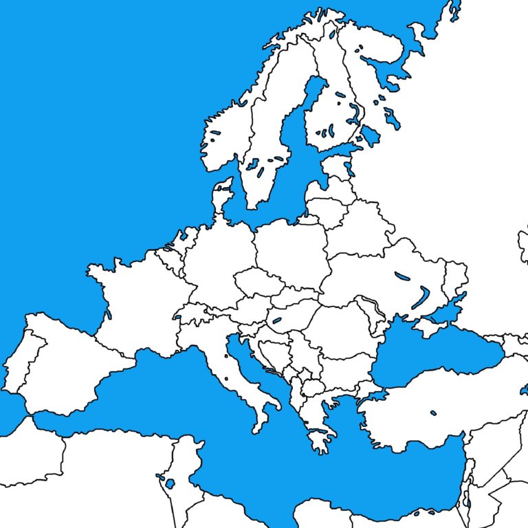Map : No islands in Europe. – Infographic.tv – Number one infographics ...