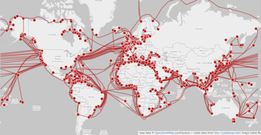 Map : Submarine cable map – Infographic.tv – Number one infographics ...