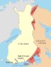 Map : Territories ceded by Finland to the Soviet Union after the ...