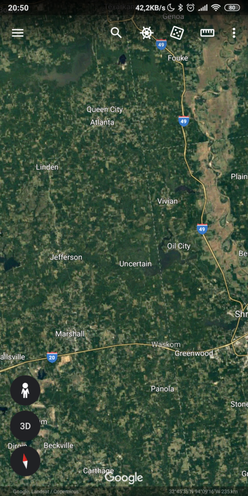 Map : Where are you? Ummm… I’m Uncertain, TX – Infographic.tv – Number ...