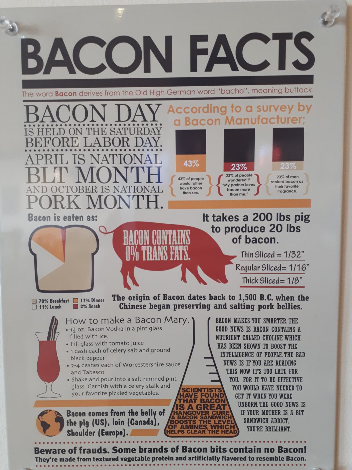 Visual : Guide to baconing – Infographic.tv – Number one infographics ...