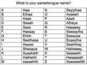 Visual : Your Parseltongue Name – Infographic.tv – Number one ...