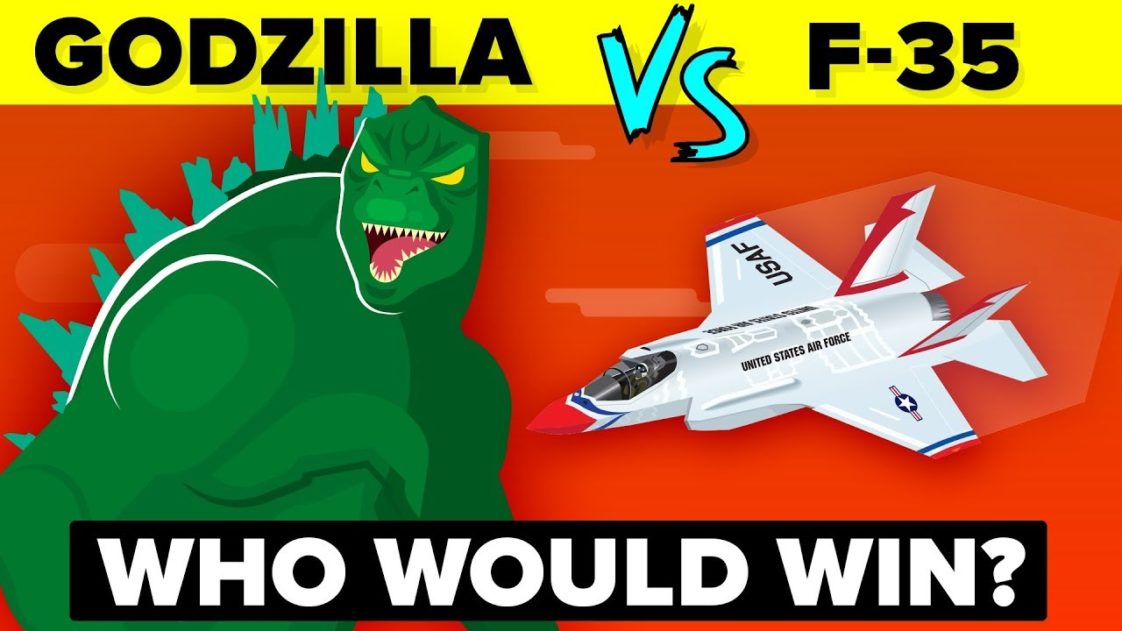 Video Infographic : GODZILLA vs F-35 - WHO WOULD WIN? | Godzilla: King ...