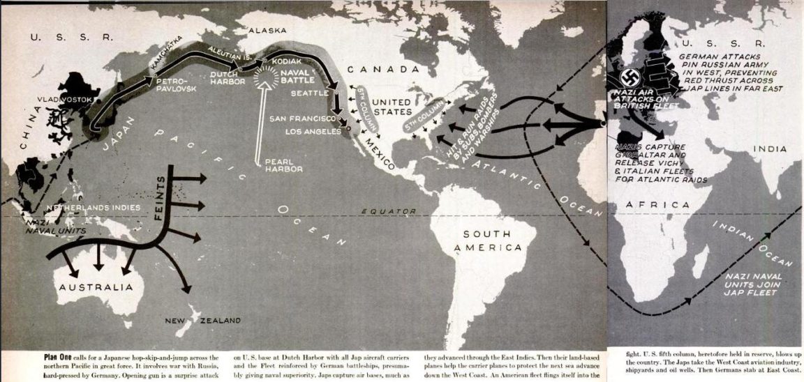 Map : A March 1942 LIFE Magazine detailed the maps of what a German and ...