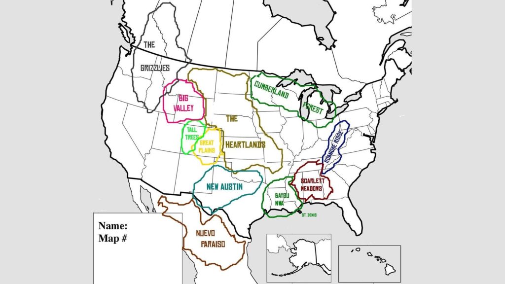 Map : A cool concept of the new red dead redemption 2 map compared to ...