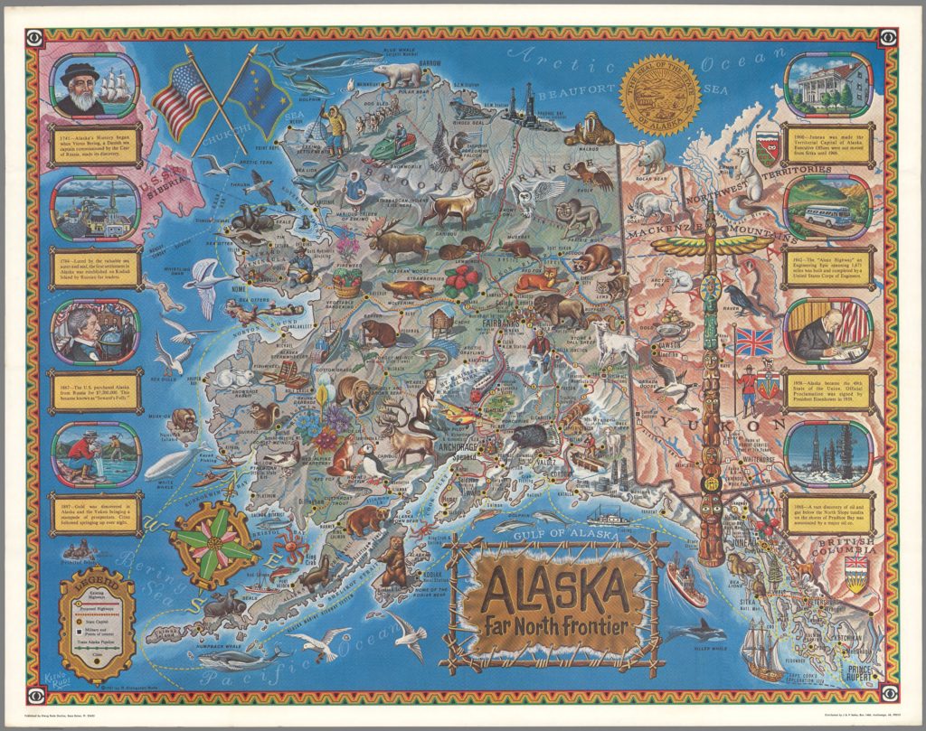 Map : Alaska, Far North Frontier (1981) – Infographic.tv – Number one ...