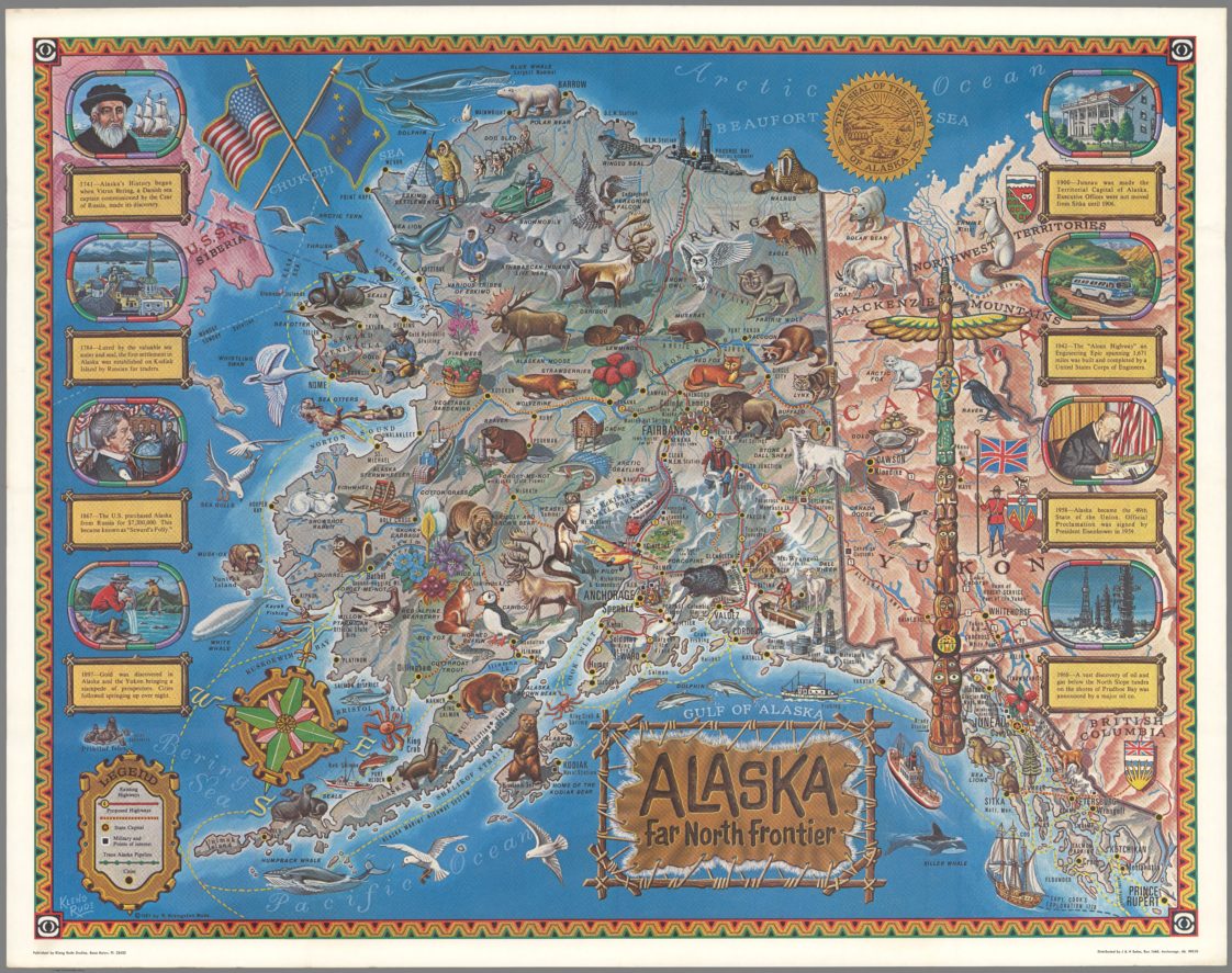 Map : Alaska, Far North Frontier (1981) – Infographic.tv – Number one ...
