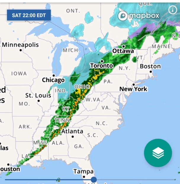 Map : Current/Future rain cloud movement over US. – Infographic.tv ...