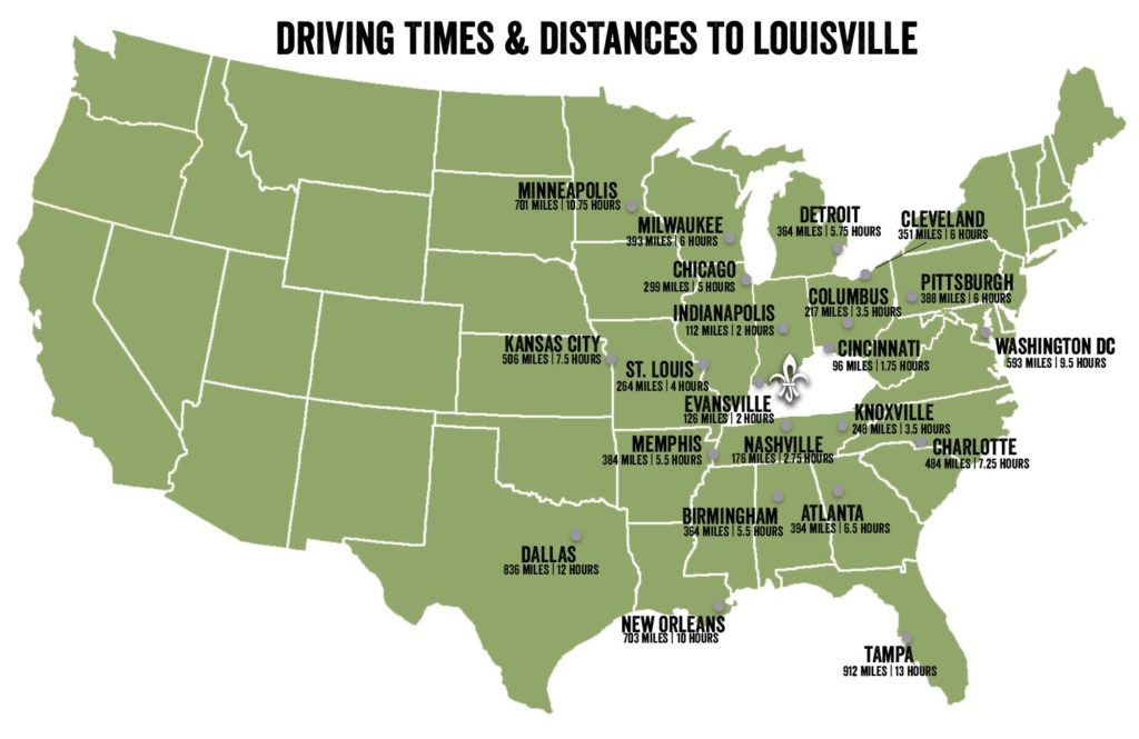 Map : Guys, does anybody know of a US map with travel/driving times ...