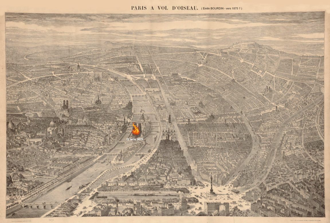 Map : NOTRE-DAME de PARIS le 15 avril 2019 – Infographic.tv – Number ...