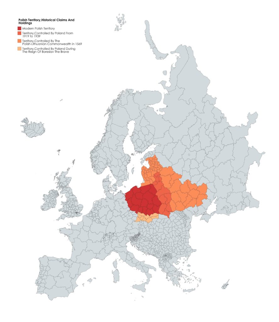 Map : Polish Territory,Historical Claims And Holdings – Infographic.tv ...