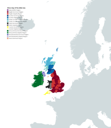 Map : Simplified Ethnic Map Of The British Isles – Infographic.tv ...