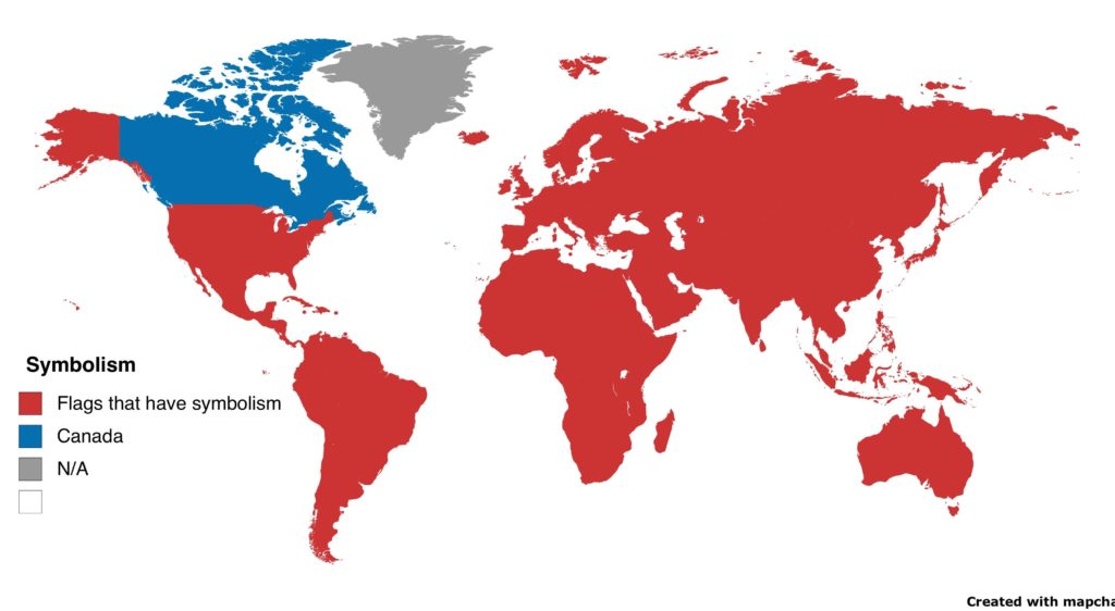 Map : Symbolism (OC) r/Vexillology – Infographic.tv – Number one ...
