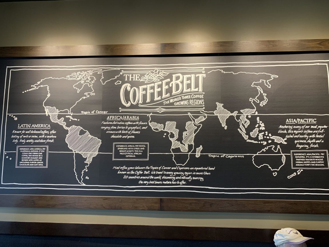 Map : The Coffee Belt: Neat Map in a Starbucks – Infographic.tv ...