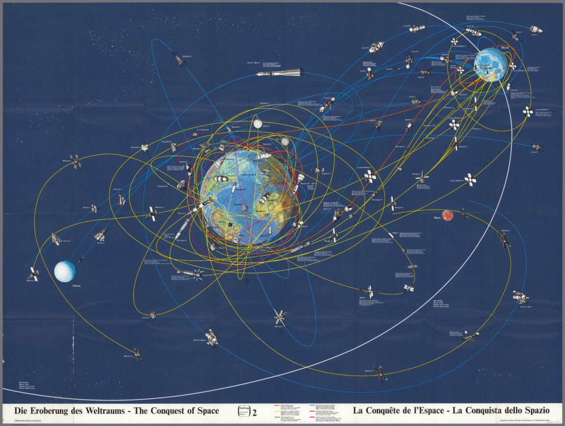 Map : The Conquest of Space (1969) – Infographic.tv – Number one ...