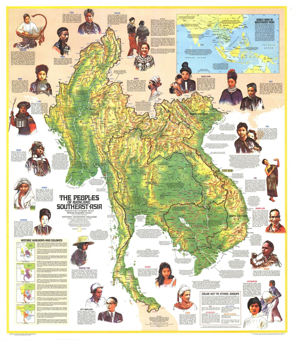 Map : The Peoples of Mainland Southeast Asia – Infographic.tv – Number ...