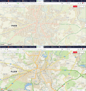Map : The webmaps Mapy.cz offers also a text map. Here is what city of ...