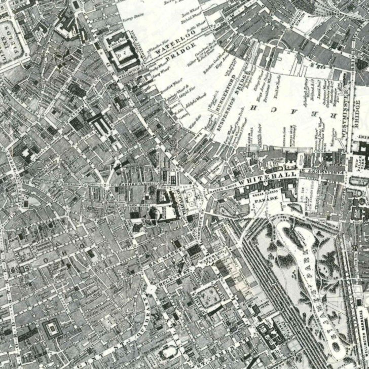 Map : 1862 map of London by Edward Stanford – Infographic.tv – Number ...