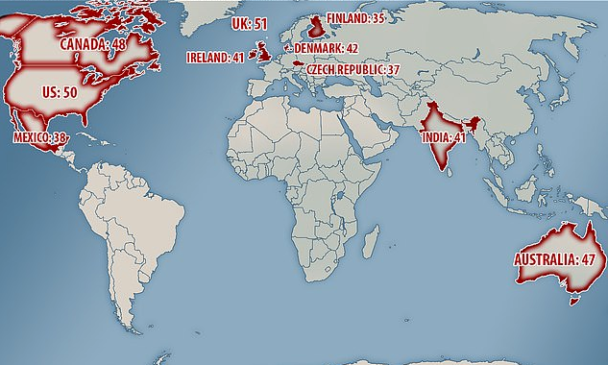 Map : Britons get drunk more often than anyone in world - Infographic ...