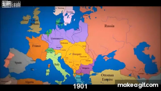 Map : Evolution of Europe in the 20th century – Infographic.tv – Number ...