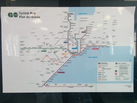 Map : GO Transit service map – Infographic.tv – Number one infographics ...