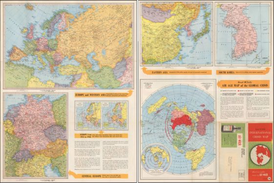 Map : International crisis map, ca. 1950 – Infographic.tv – Number one ...