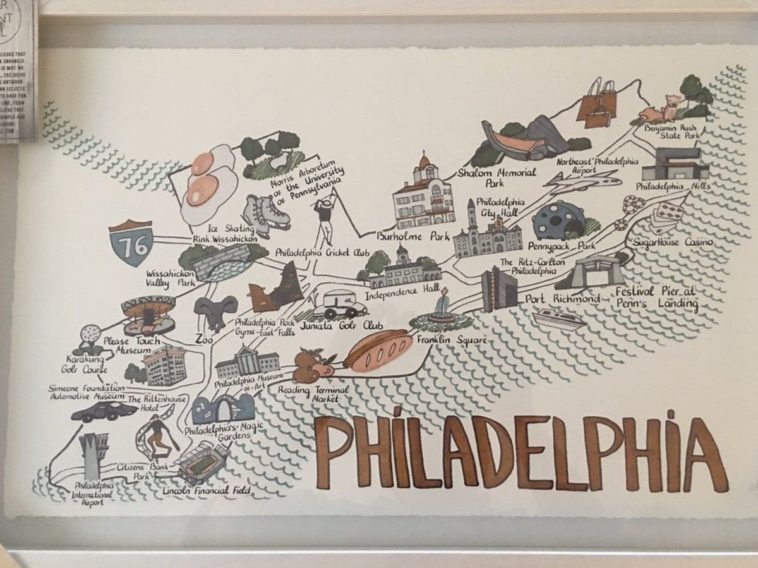 Map : Is this the ‘greatest, worst map’ ever of Philly? The company ...