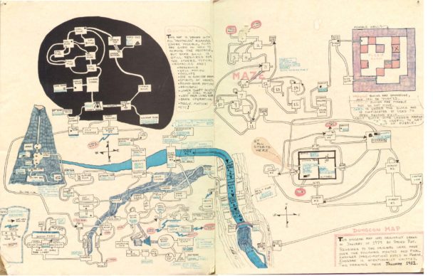 Map : Map of the text adventure game Zork (aka Dungeon) – Infographic ...