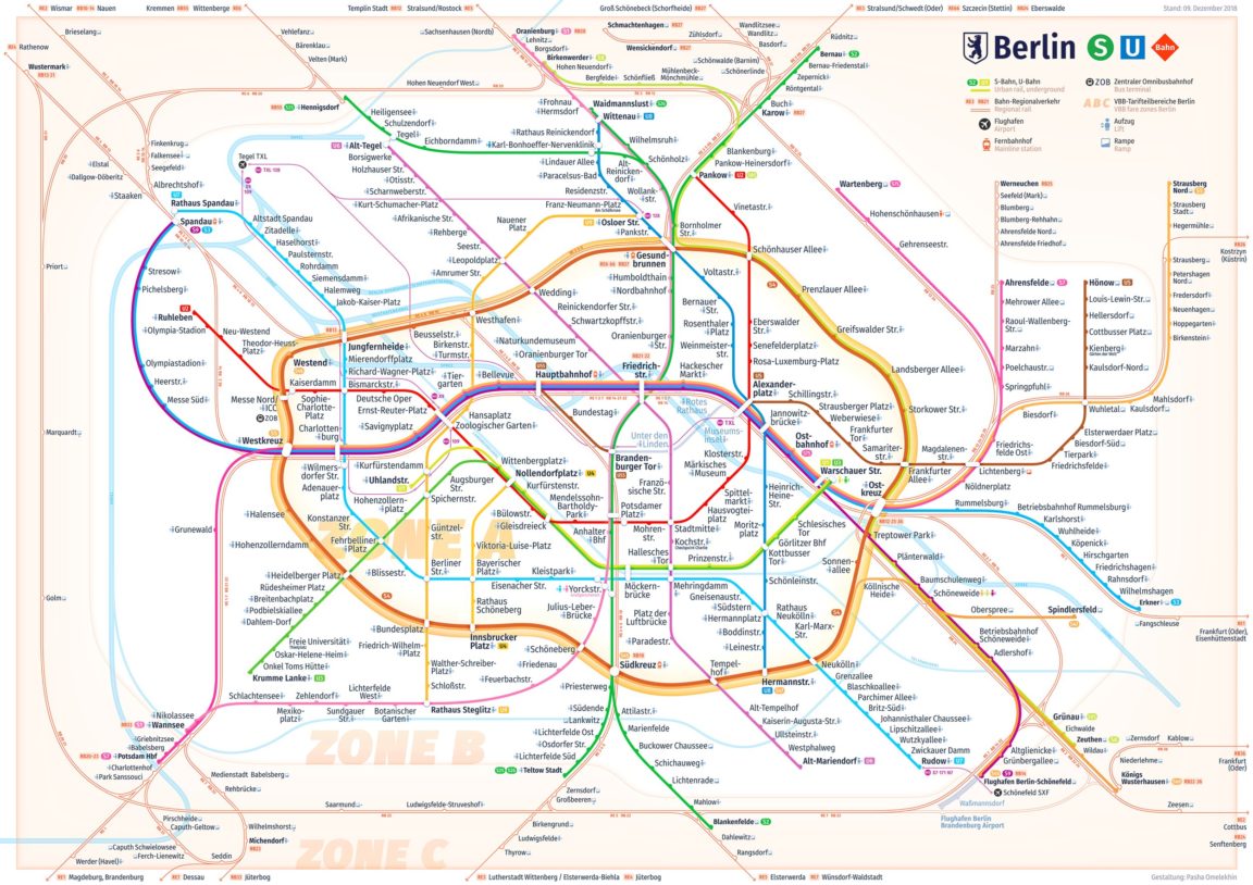 Map : New Berlin Transit Map [Article][OS](with details an 10 historic ...