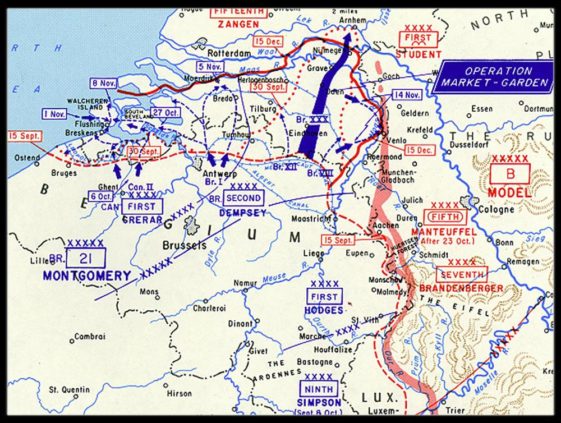 Map : Op. Market Garden Plans Sept 1944 - Infographic.tv - Number one ...