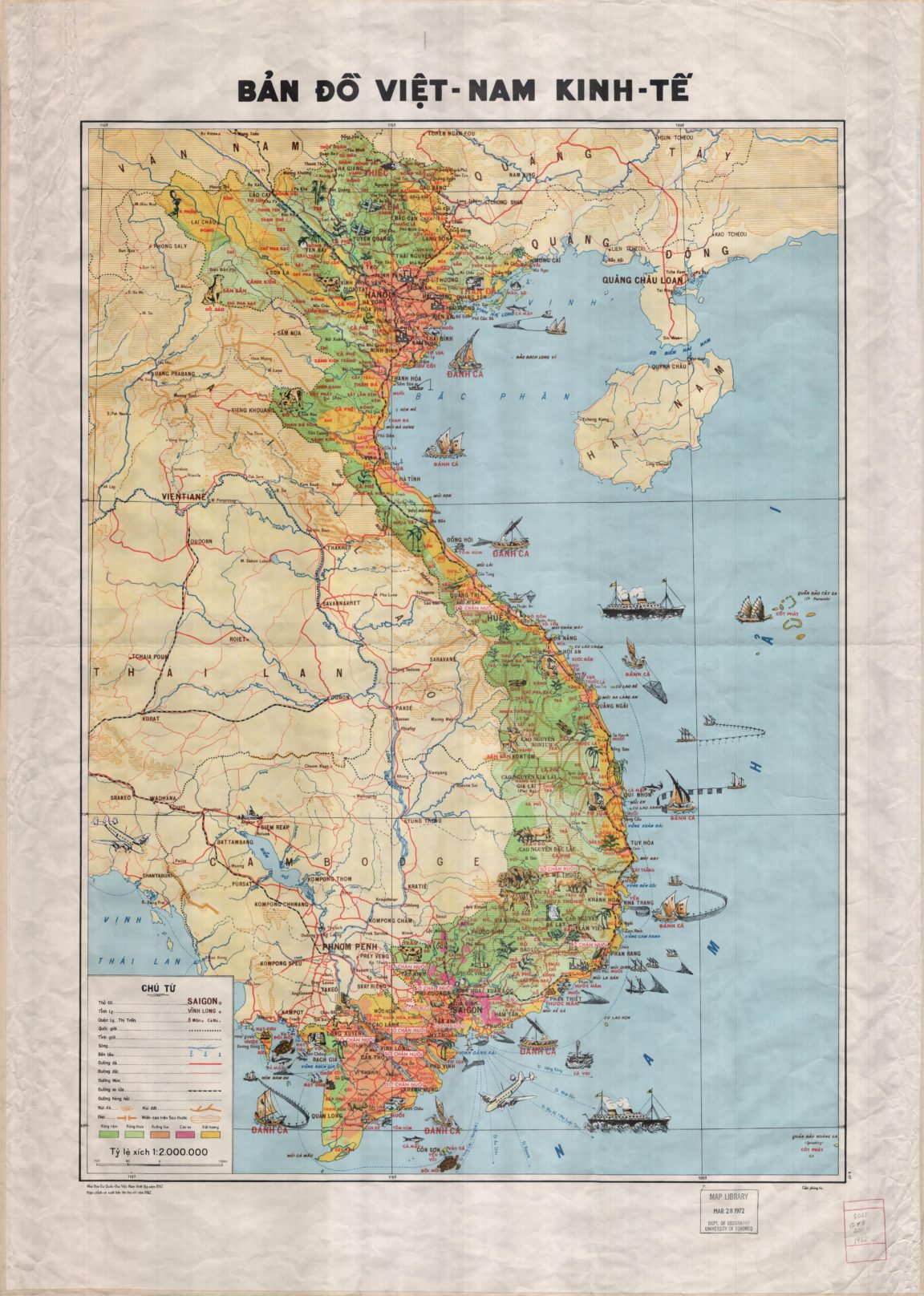 Map : Pictorial Map of Vietnam 1962 – Infographic.tv – Number one ...