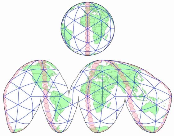 Map : “The problem with maps” (Blog post discussing map projections ...