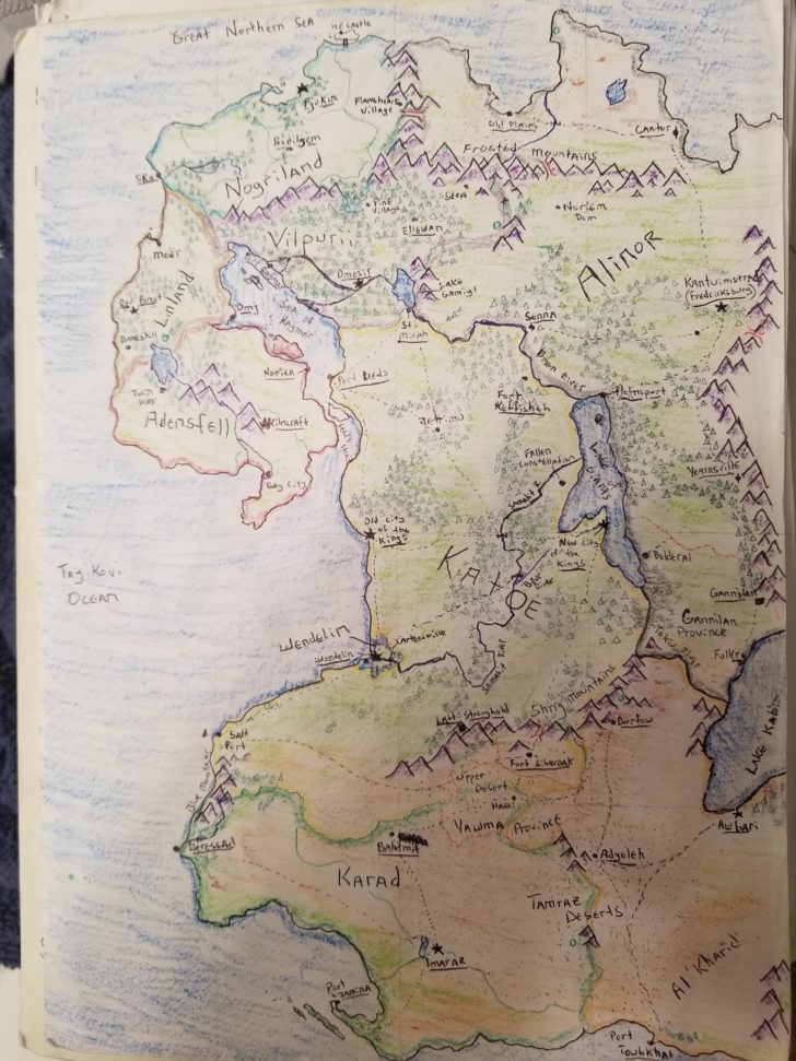 Map : First Geopolitical map I drew of made up world – Infographic.tv ...